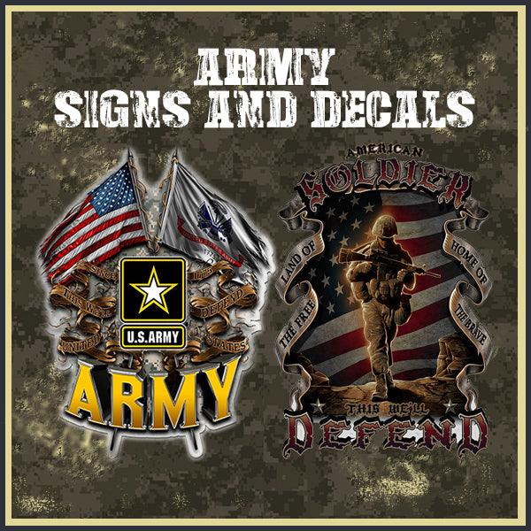 Buy Authentic Army Decals - Military Republic