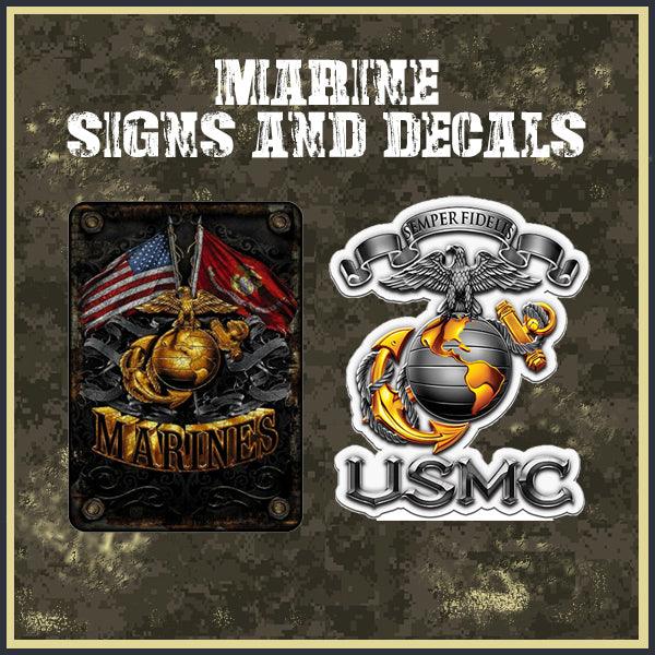 Timeless Marine Corps Signs & Decals - Military Republic