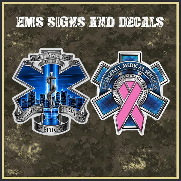 EMS Signs & Decals – Military Republic