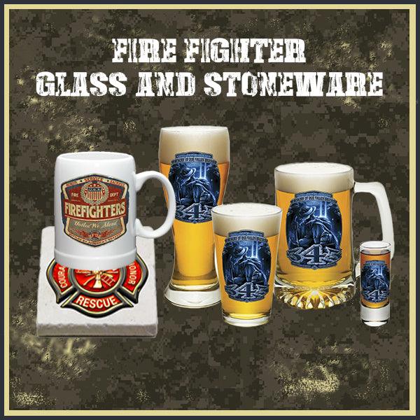 Firefighter Glass & Stoneware – Military Republic