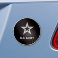 US Army Chrome Metal Auto Emblem – Military Republic