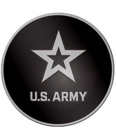 US Army Chrome Metal Auto Emblem – Military Republic