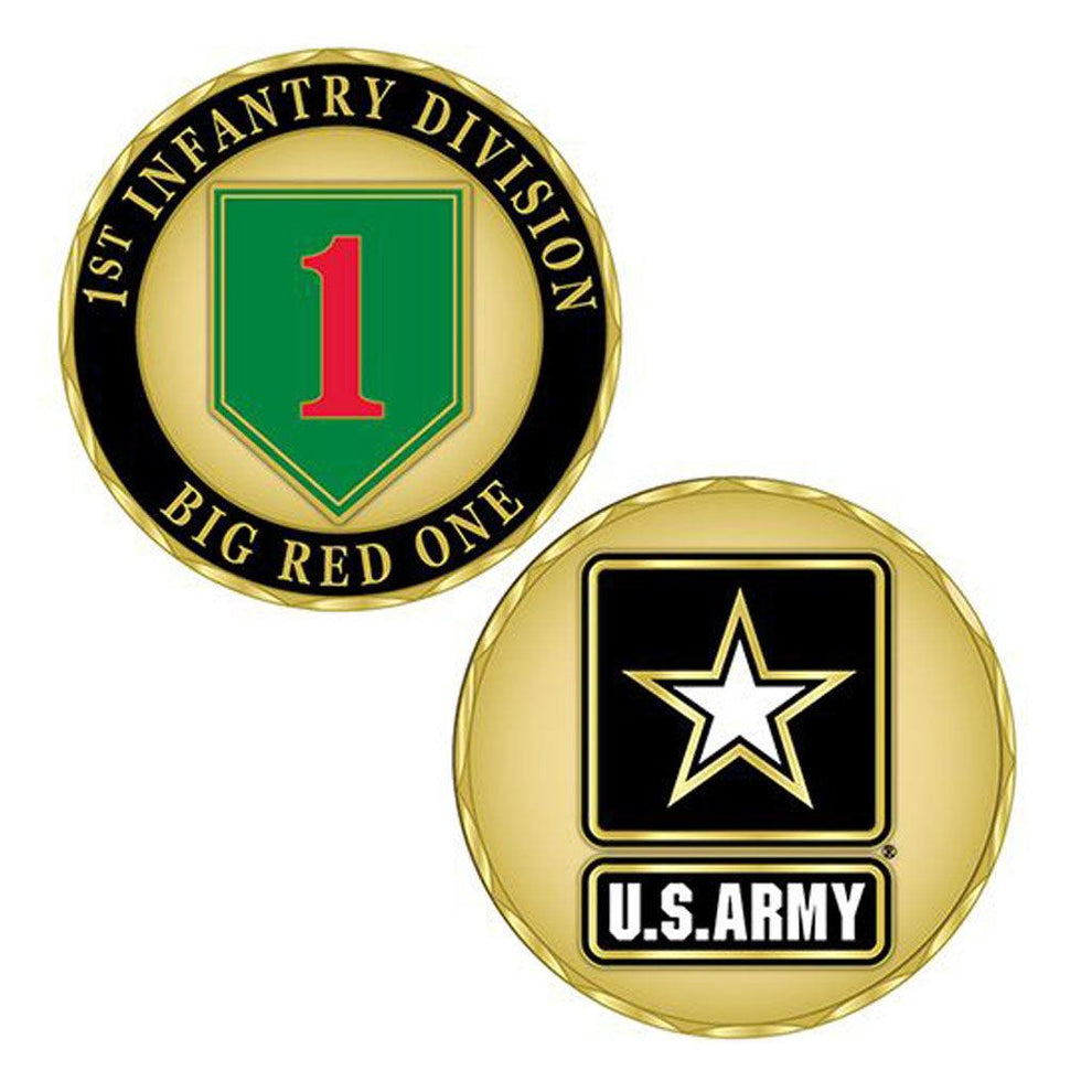 1st Infantry Division Army Challenge Coin – Military Republic