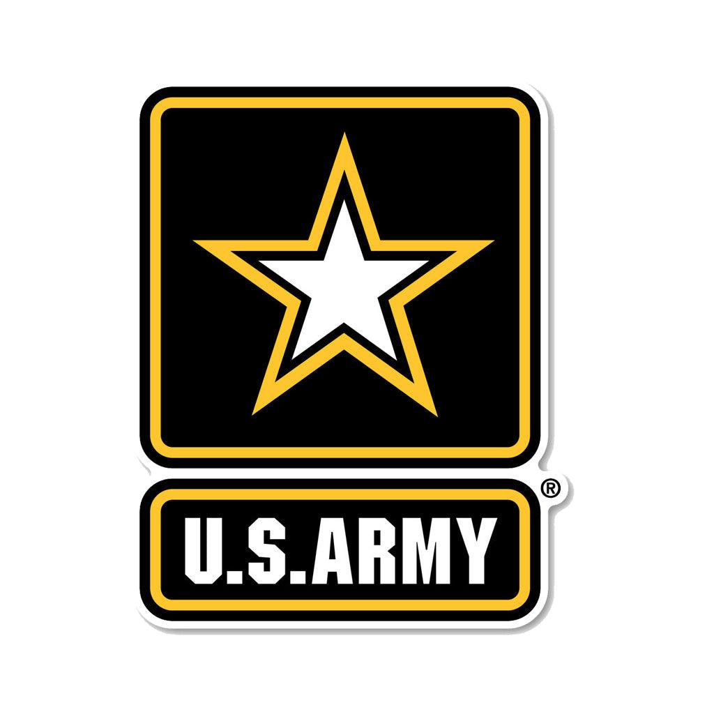 United States Army Star Logo Sticker (3.9" x 4.9") – Military Republic
