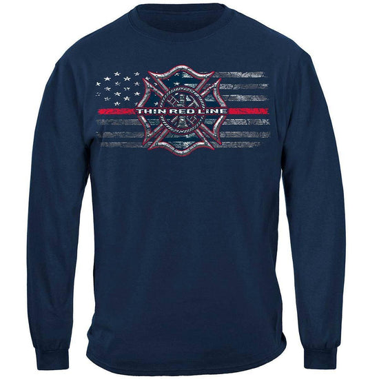Firefighter Thin Red Line T-Shirt – Military Republic