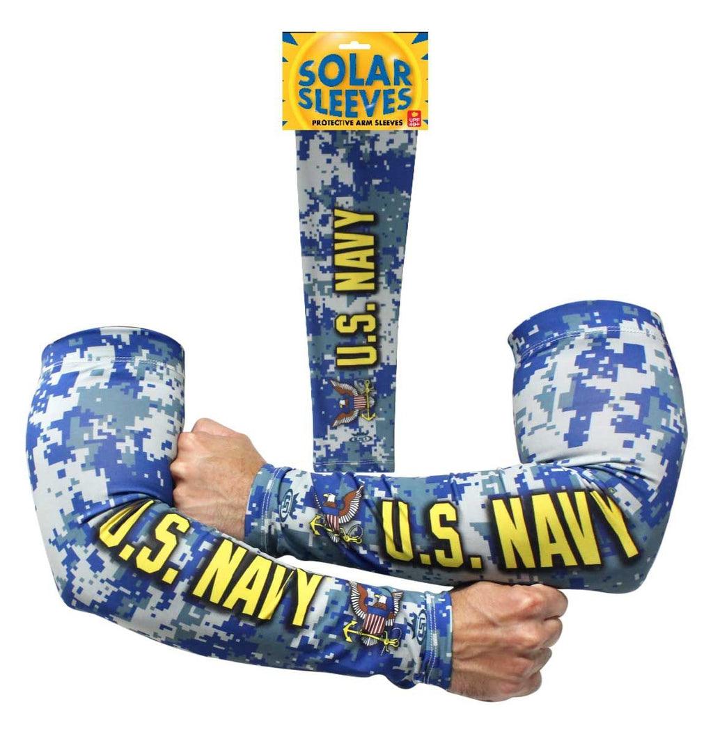 U.S. Navy Blue Camo Solar Sleeves – Military Republic