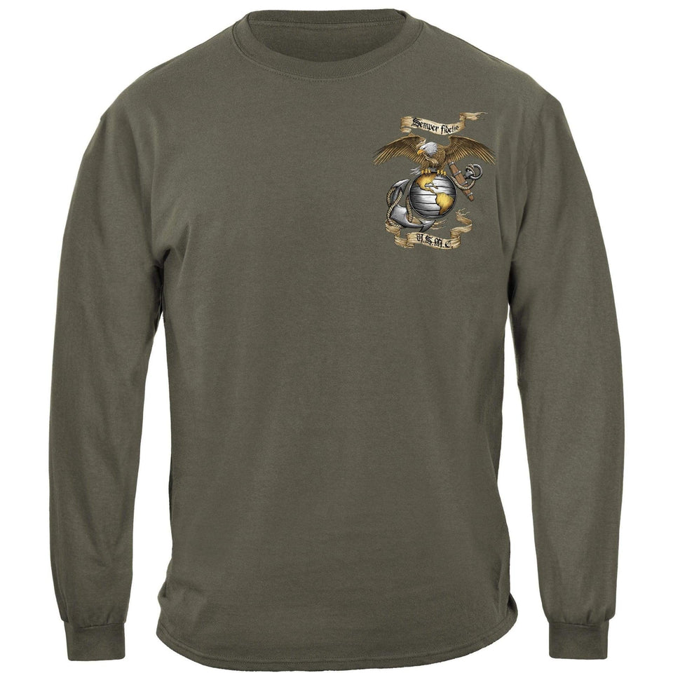 USMC Eagle Green T-Shirt – Military Republic