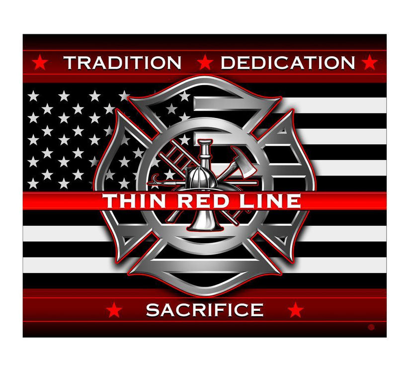 Firefighter Thin Red Line Blanket – Military Republic