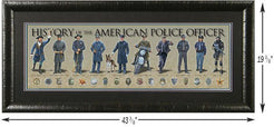 History of the Police Officer - Framed Poster – Military Republic