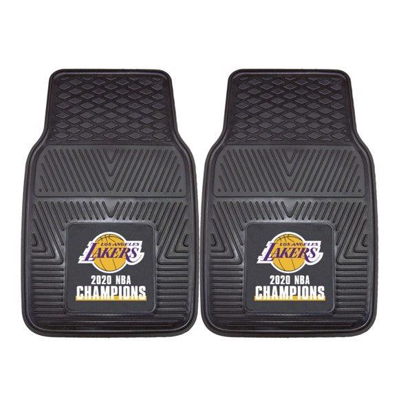 Los Angeles Lakers 2020 NBA Champions 2pk Heavy Duty Vinyl Car Mat Set ...