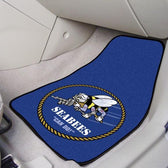 US Navy Seabees Carpet Car Mats - 2-pc Set – Military Republic