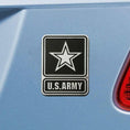 US Army Chrome Metal Auto Emblem – Military Republic