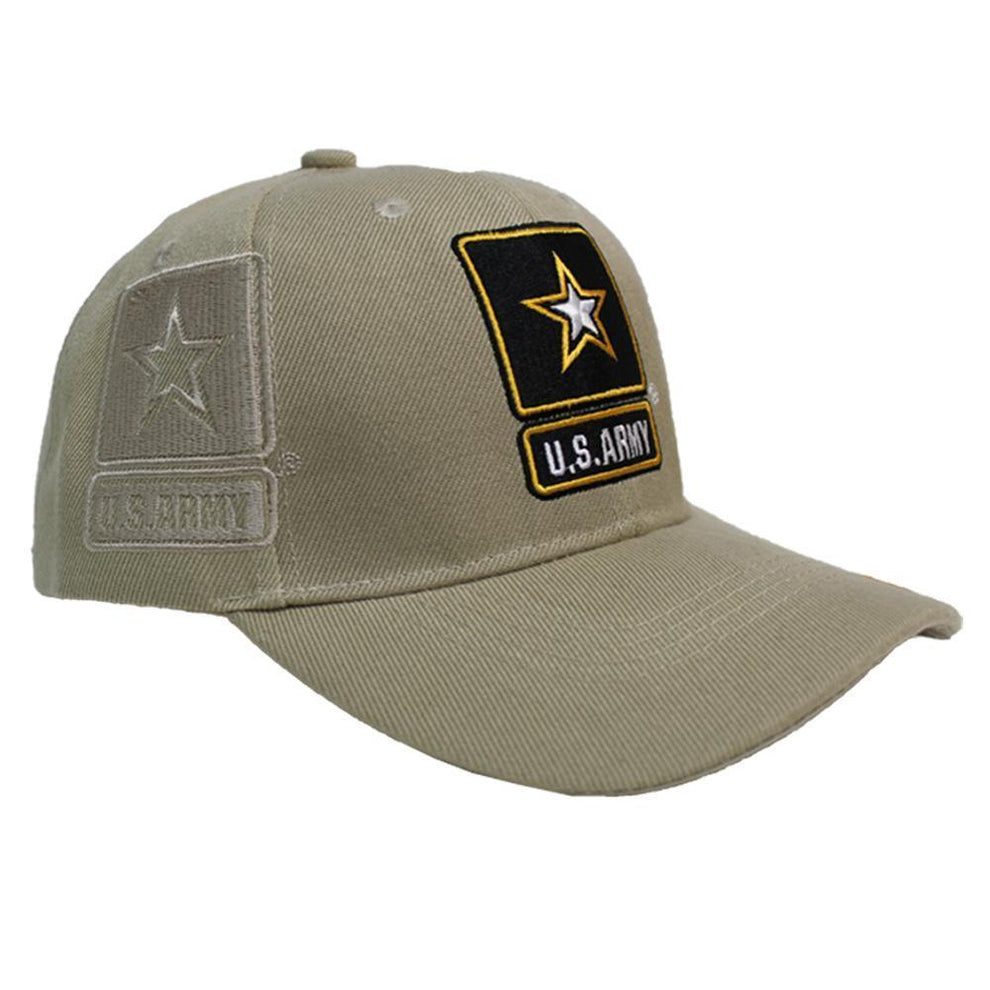U.S ARMY Embroidery Khaki Cap – Military Republic