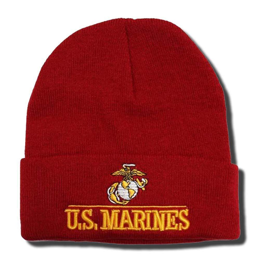 U.S. Marines Knit watch Cap/Beanie- Red – Military Republic
