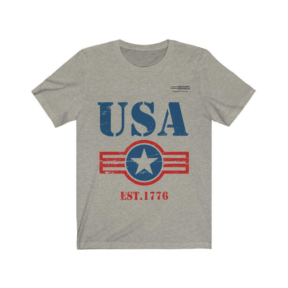 USA Est. 1776 Short Sleeve T-shirt – Military Republic