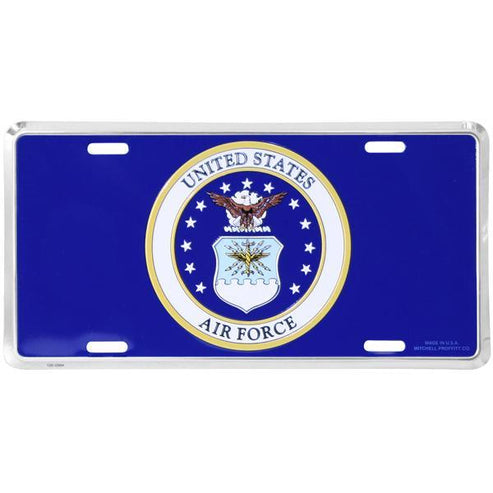 USAF with Crest Logo License Plate – Military Republic