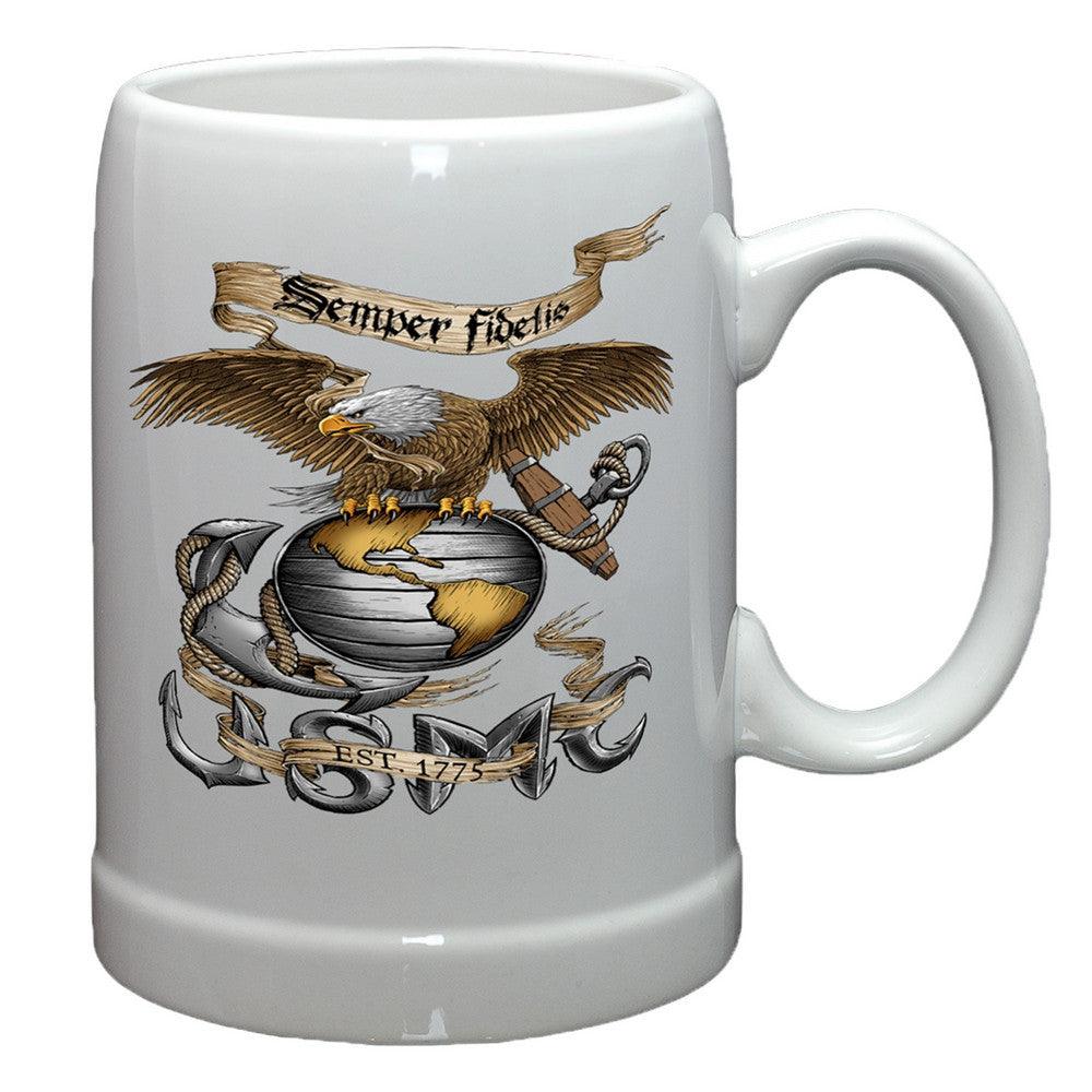 USMC Eagle Stoneware Mug Set – Military Republic